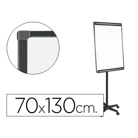 Pizarra Blanca Lacada Magnetica Movil con Ruedas 70x103 cm (38279)