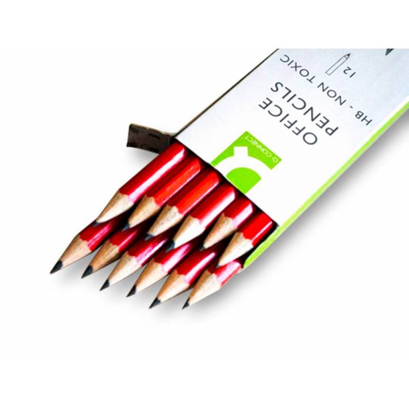 Lapices de grafito Q-connect HB (58623) - Materialescolar.es