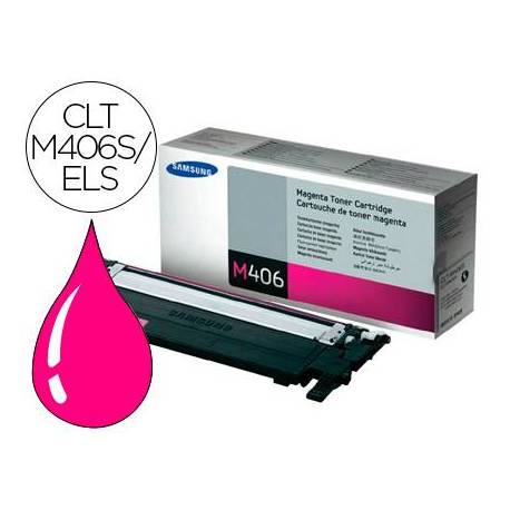 Toner Samsung CLT-M406S/ELS Color Magenta Impresora CLP-365 (58573)