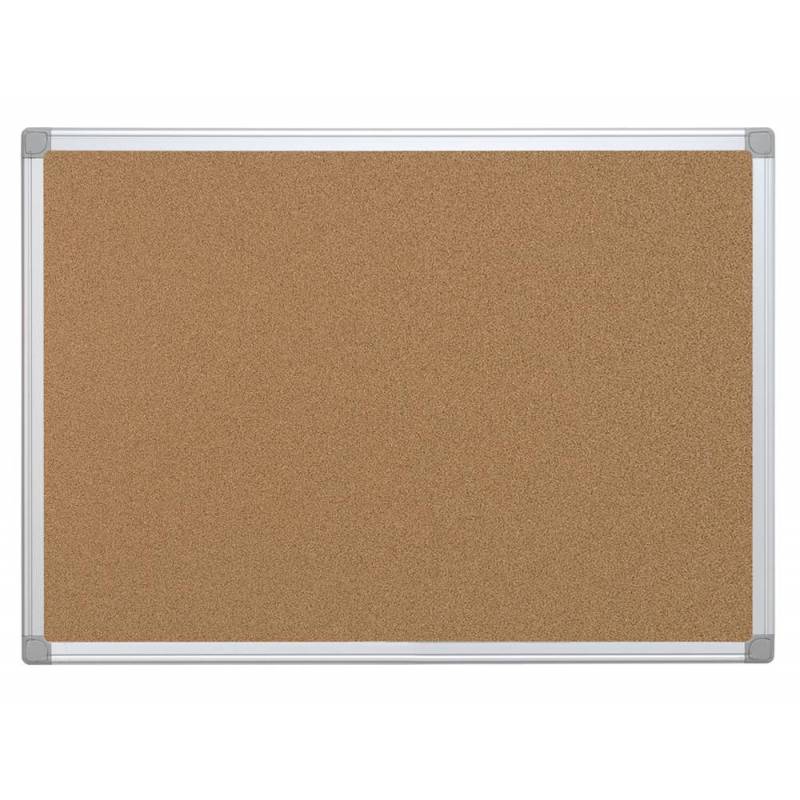 Tablero de corcho mural con marco de aluminio Q-Connect (26366)