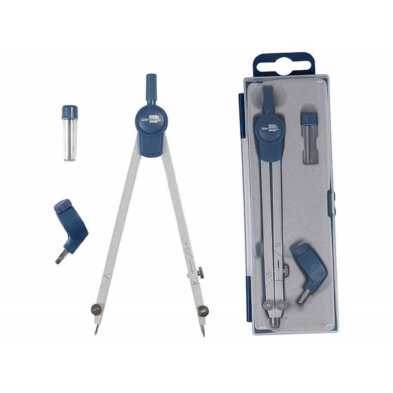 Compas marca Liderpapel articulado con adaptador (16464)