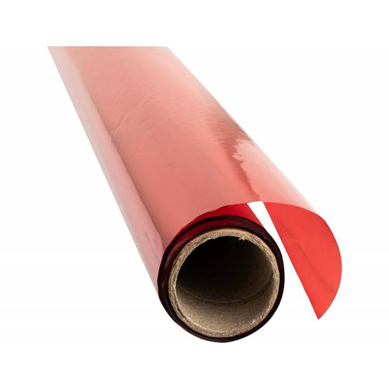 Papel celofan marca Liderpapel 60cmx10m rojo (20686)