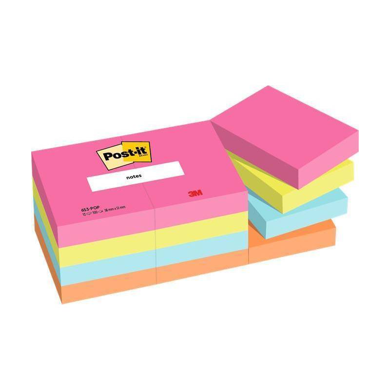 Bloc De Notas Adhesivas Quita Y Pon Post It Poptimistic 38x51 Mm 164330