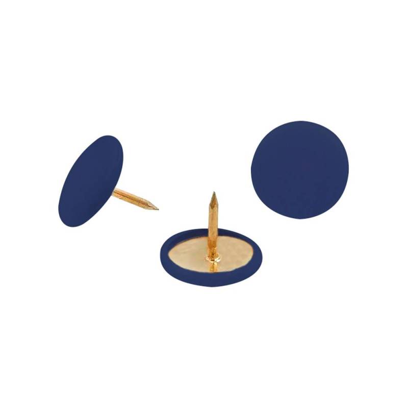 CHINCHETA LISMANIA OFFICE COLOR AZUL CAJA DE 100 UNIDADES (166781)